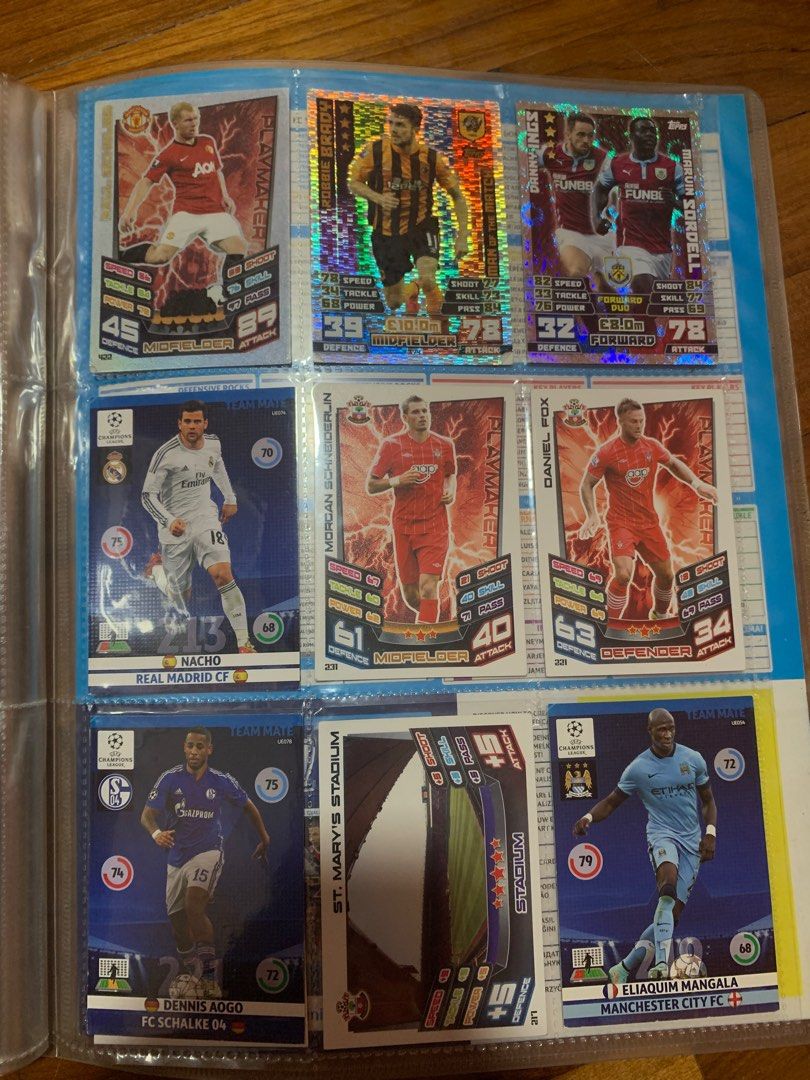 Adrenalyn official trading cards & match attax cards, Hobbies & Toys ...