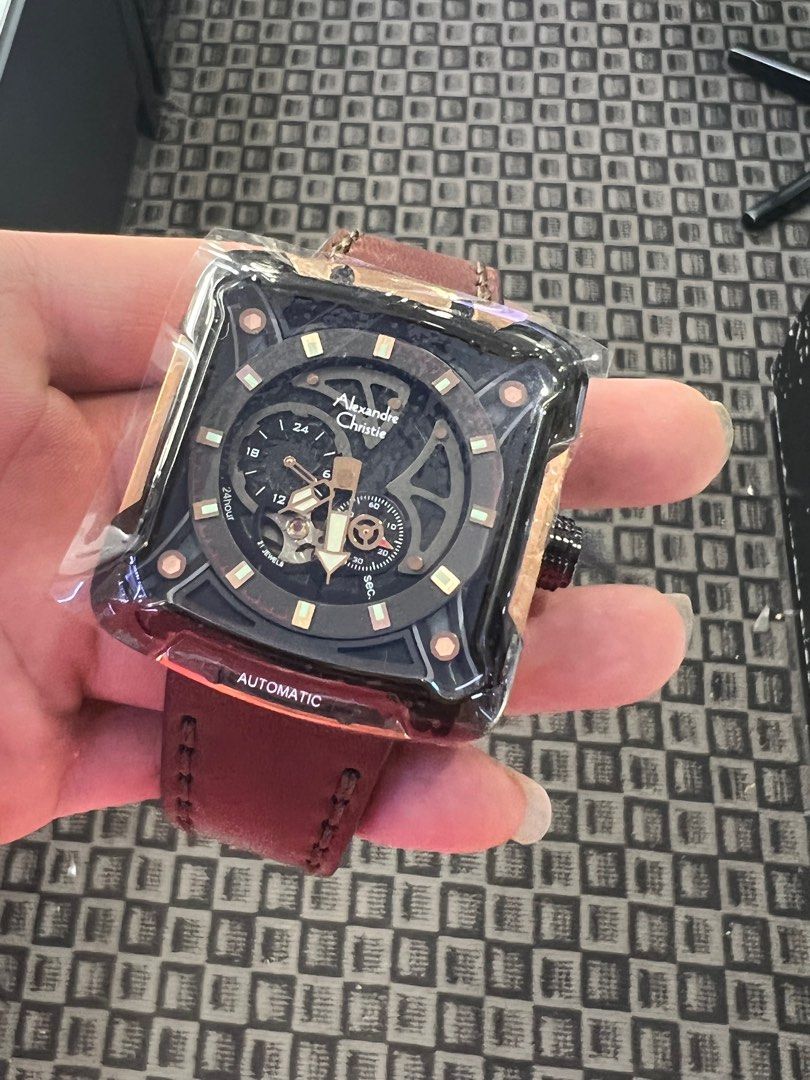 ALEXANDRE CHRISTIE AUTOMATIC ROSE GOLD 3039MA, Men's Fashion, Watches ...