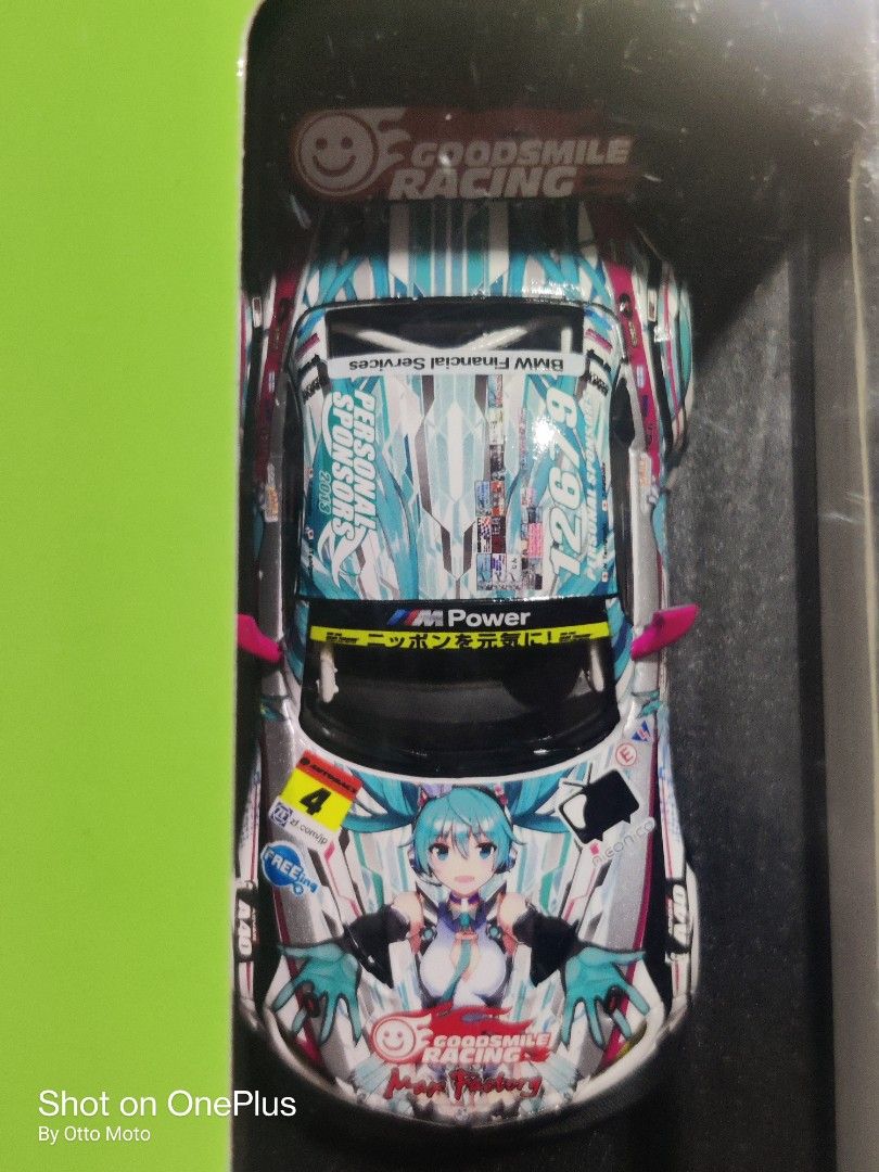 Alloy Diecast BMW Z4 GT3 Hatsune Miku, Hobbies & Toys, Toys & Games on ...