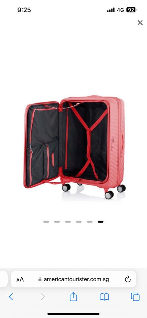 American Tourister Curio (Pink), Hobbies & Toys, Travel, Luggage on ...