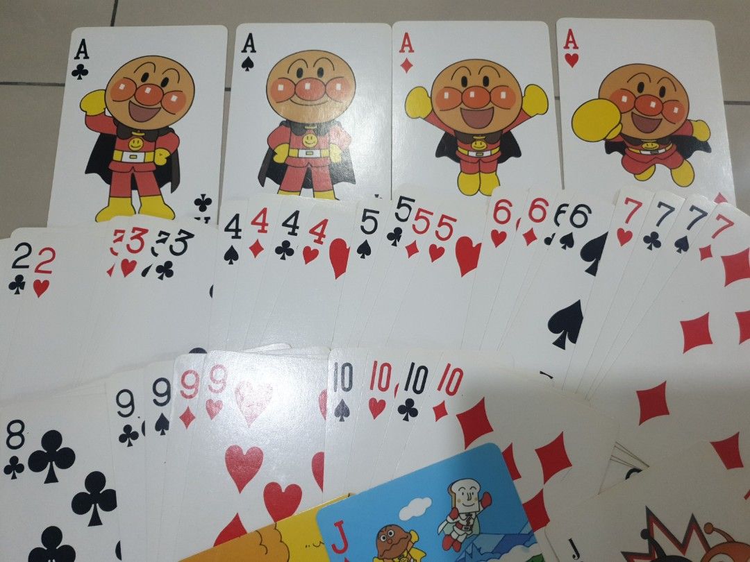 Anpanman Jumbo playing cards 54pcs, Hobbies & Toys, Toys & Games on ...