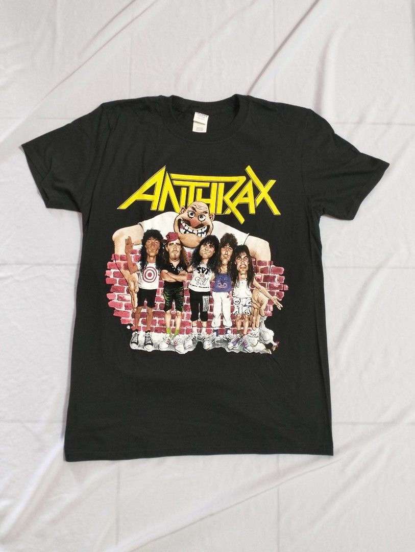 Anthrax Official Merchandise Tshirt Trash Metal Heavy Metal Music ...
