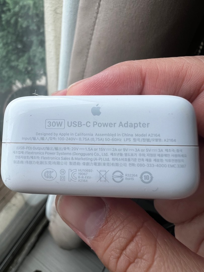 Apple Macbook Air M1/M2 / iPad 30w USB-C Charger, Computers & Tech ...