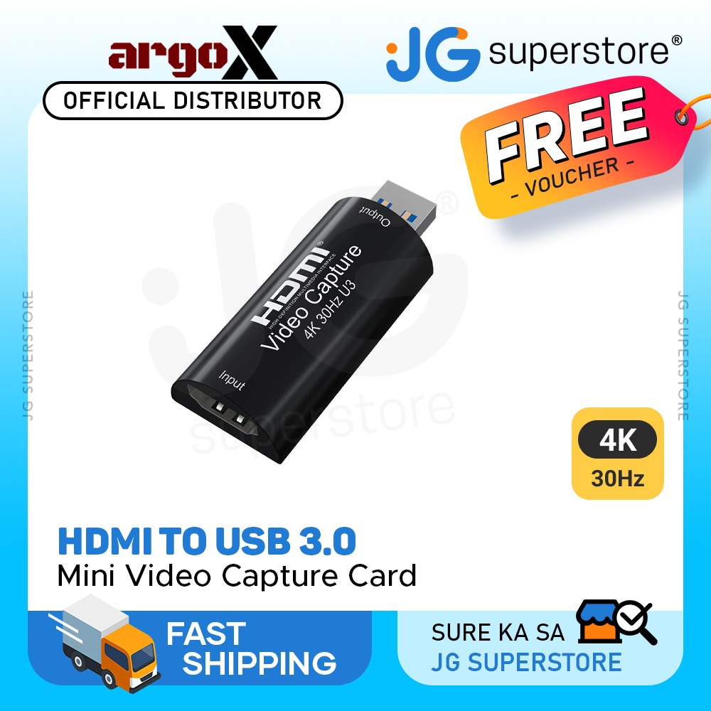 ArgoX HDVC14 HDMI to USB 3.0 Mini U3 Video Capture Card with 4K 30Hz in ...