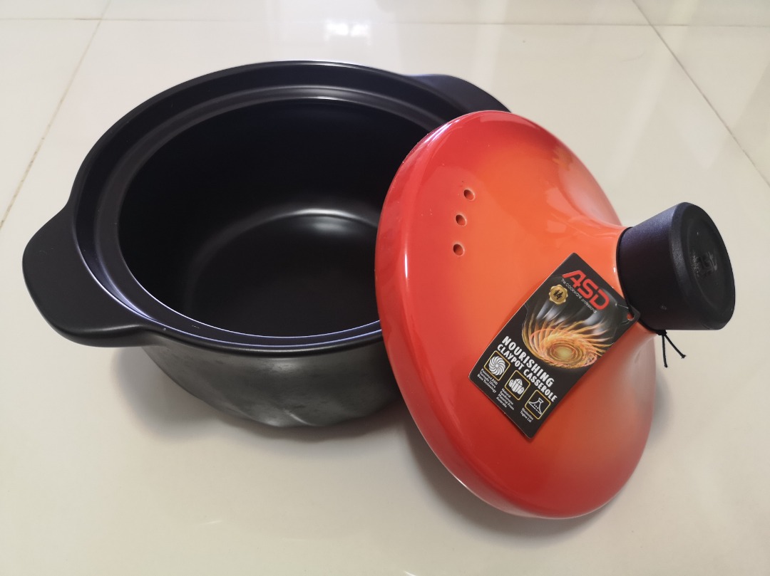 ASD 2.5L Nourishing Claypot Casserole, Furniture & Home Living ...