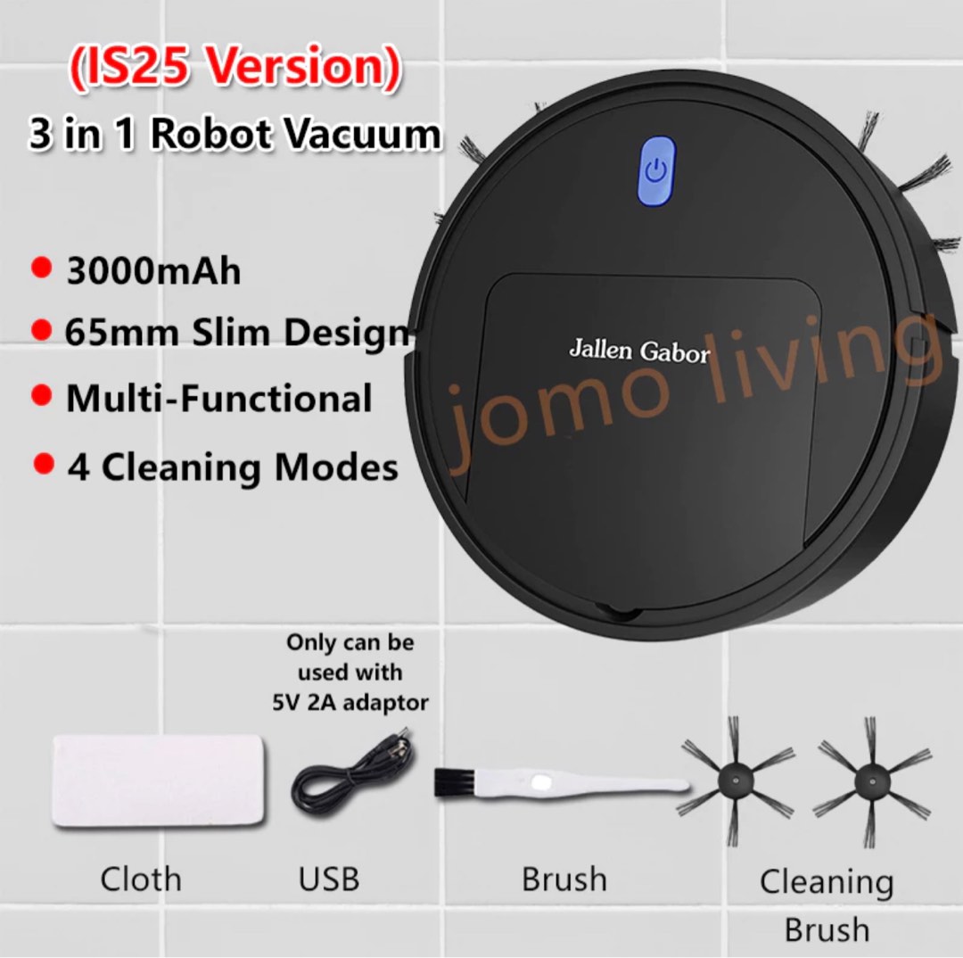 Automatic Cordless Smart Robot Vacuum Cleaner, TV & Home Appliances ...