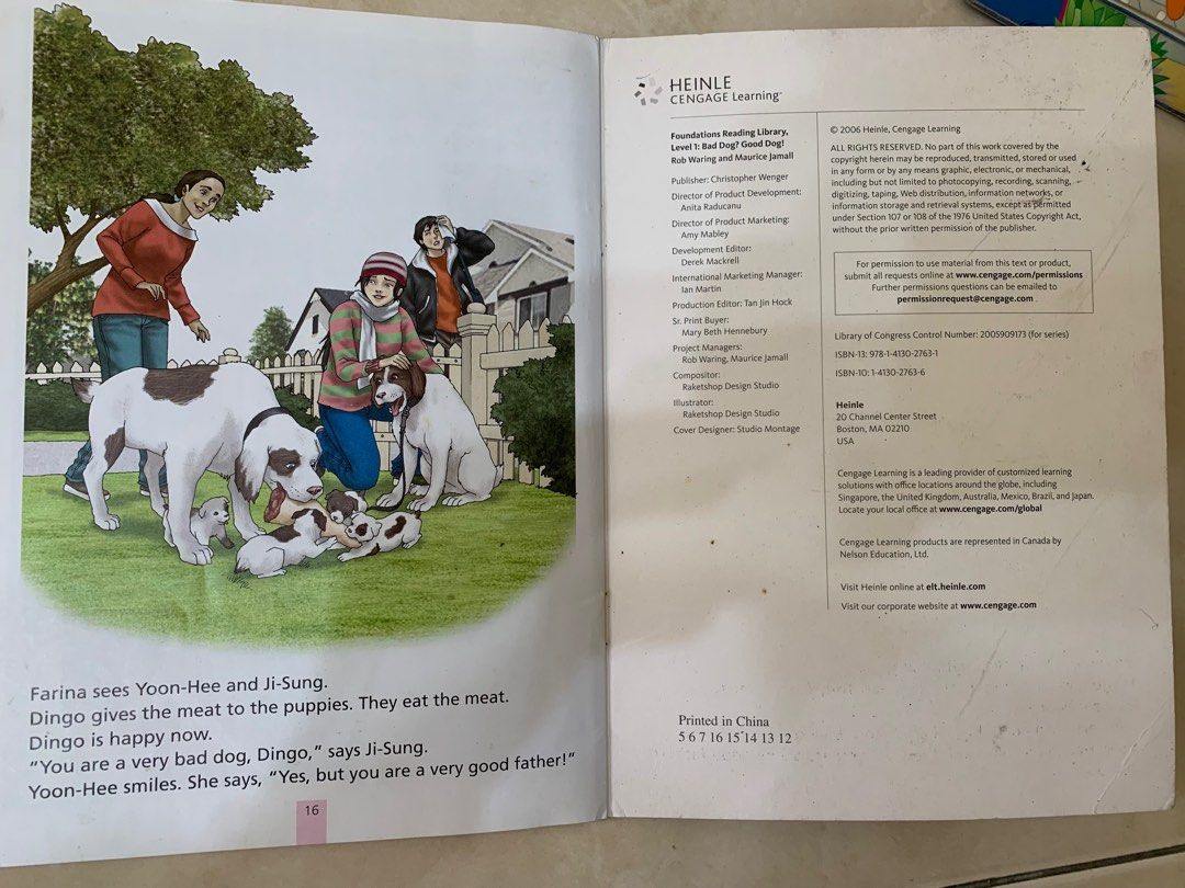 Bad dog? Good dog! Foundations reading library/ Level 1, 書籍、休閒與玩具, 書本及雜誌, 童書、著色互動書在旋轉拍賣