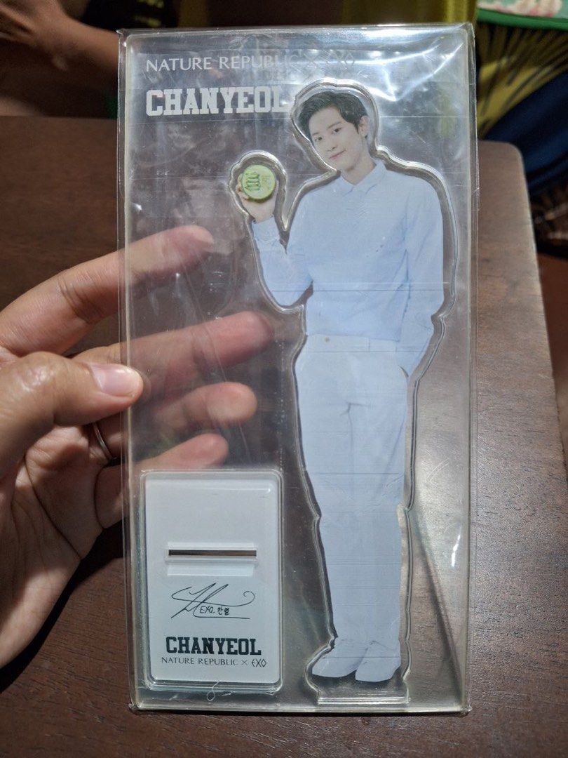 BAEKHYUN AND CHANYEOL NATURE REPUBLIC STANDEE MERCH/ EXO OFFICIAL MERCH ...