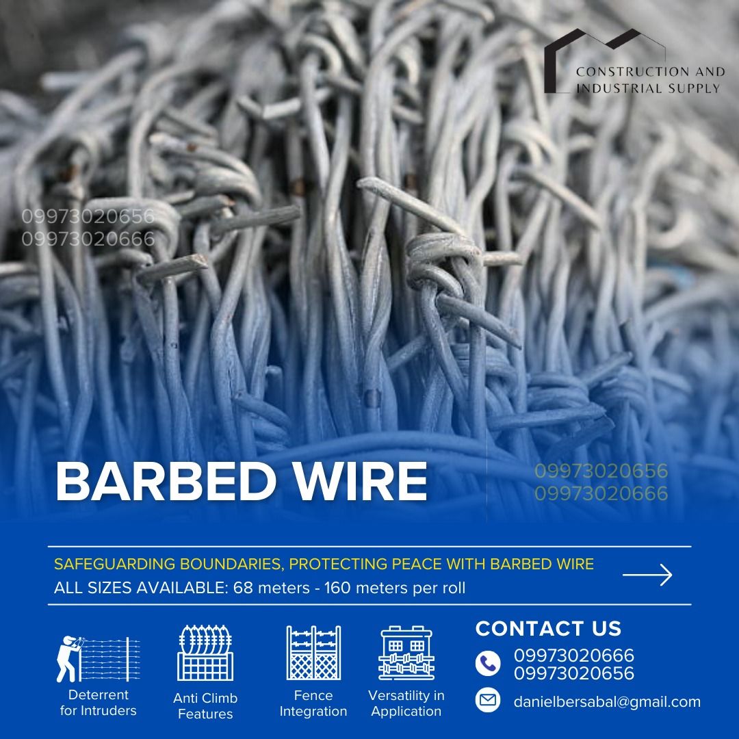 Barbed Wire | Prison Wire | Boundary Wire | Fencing Equipment | Barb ...