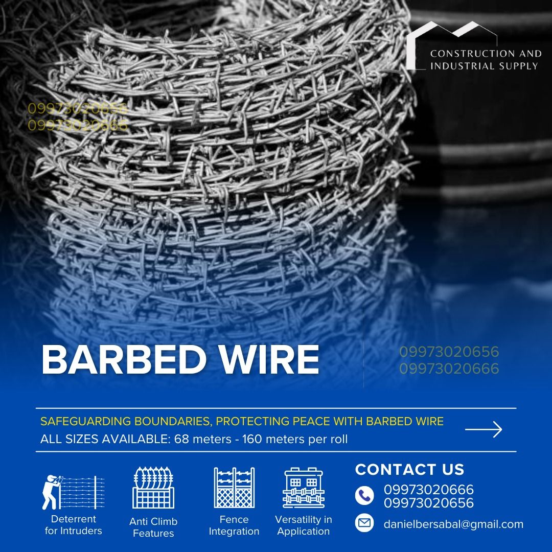 Barbed Wire | Prison Wire | Boundary Wire | Fencing Equipment | Barb ...