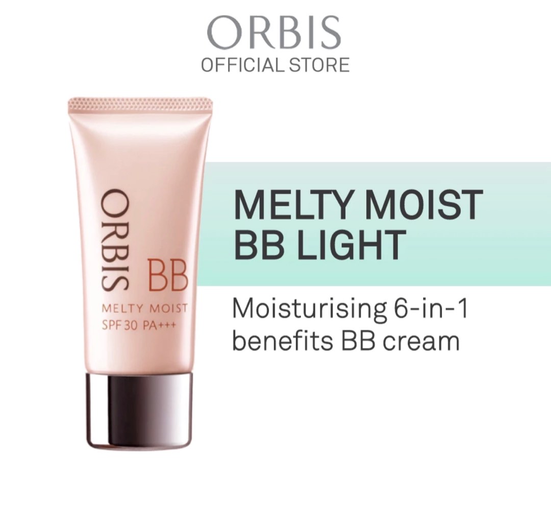 Orbis melty moist BB cream light, Beauty & Personal Care, Face, Face Care on Carousell