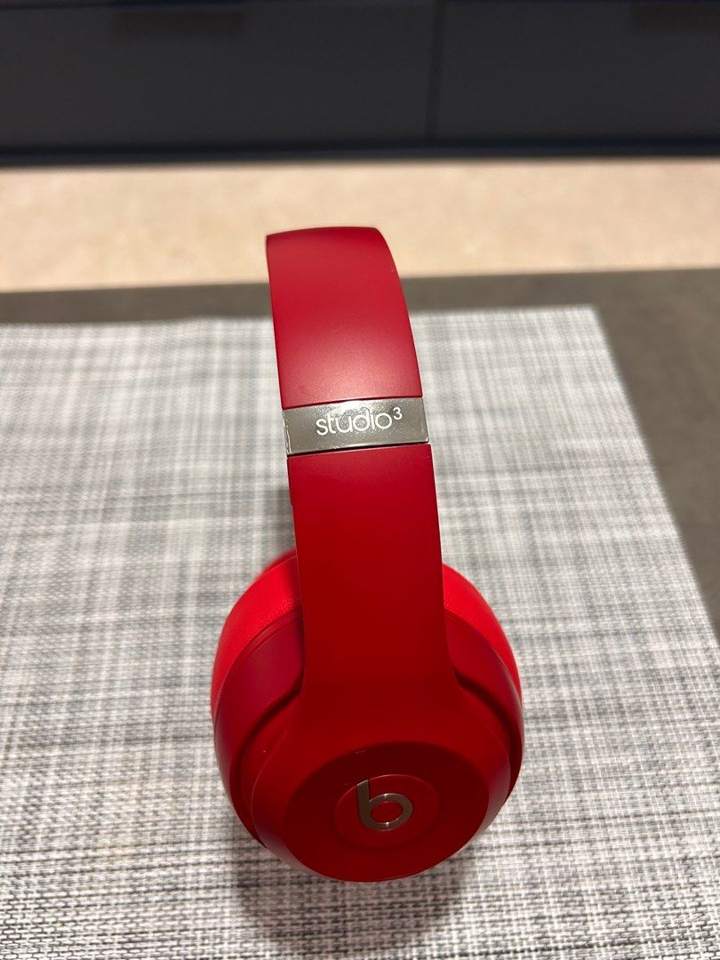 Beats Studio 3 red, Audio, Headphones & Headsets on Carousell