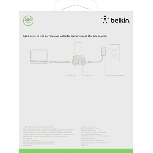 Belkin 7-Port Ultra-Slim Desktop USB Hub, Computers & Tech, Parts ...