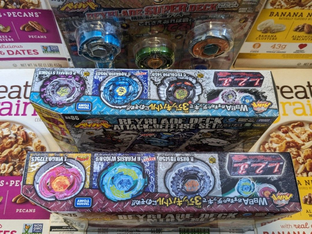Beyblade Metal NIB 4 (deck sets), Hobbies & Toys, Toys & Games on Carousell