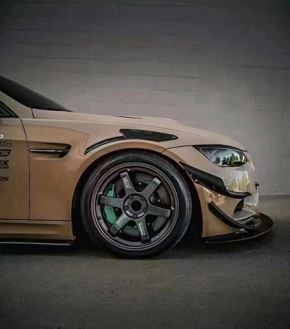 [BMW E92/M3 GT4 Carbon Front Lip/ Splitter/ Fender], Car Accessories ...