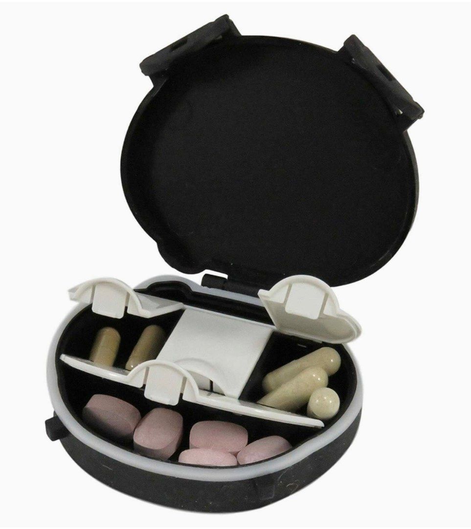 BNIP Diaso Japan Panda Face Moisture Proof Supplement Pill Box Case ...