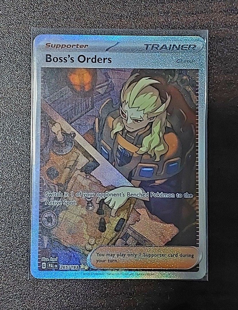 BOSS'S ORDER SECRET ILLUSTRATION RARE FULL ART PALDEA EVOLVED POKEMON TCG CARDS NOT CHARIZARD ...