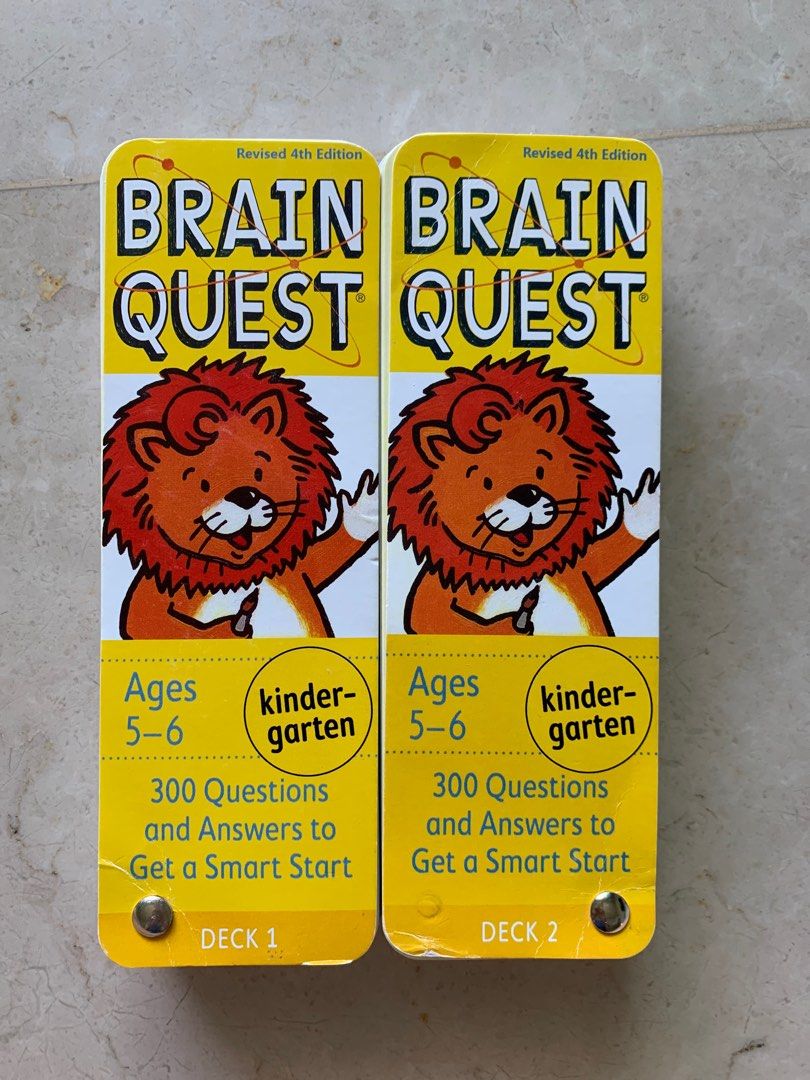 Brain Quest 4-5 yo, Hobbies & Toys, Toys & Games on Carousell