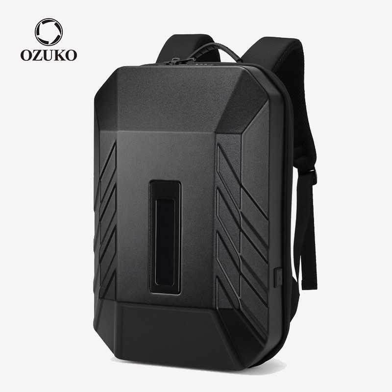BRAND NEW and Original!! OZUKO Hard Shell Waterproof Backpack with LED ...