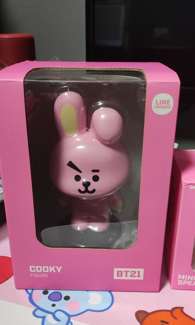 BT21 COOKY LARGE FIGURE & MINI SPEAKER, Hobbies & Toys, Memorabilia ...