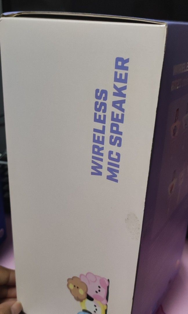 BT21 WIRELESS MIC SPEAKER( TATA), Hobbies & Toys, Memorabilia & Collectibles, K-Wave on Carousell