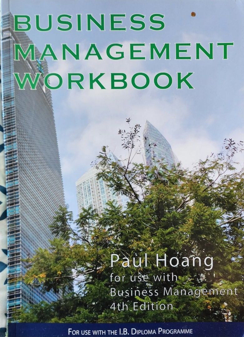 Business Management Workbook for IB Diploma, Hobbies & Toys, Books ...
