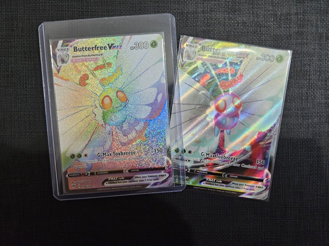 Butterfree Vmax Rainbow [Set], Hobbies & Toys, Memorabilia ...