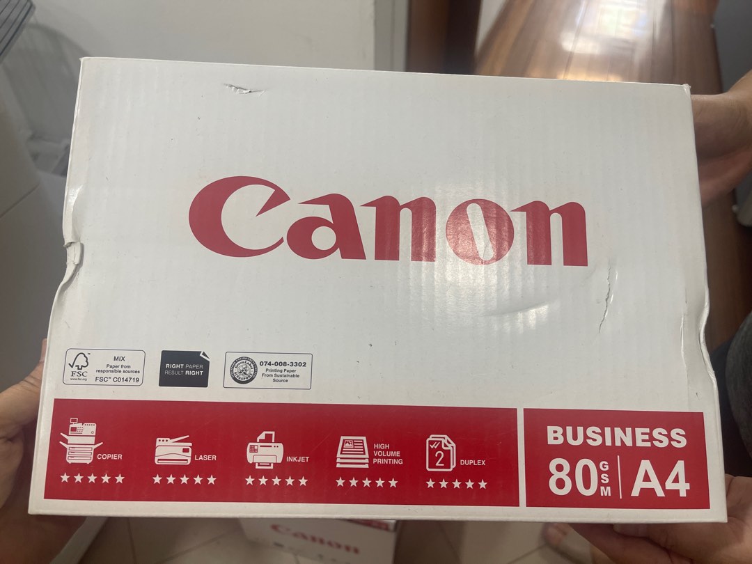 Canon A4 paper in carton 80 gsm , Everything Else on Carousell