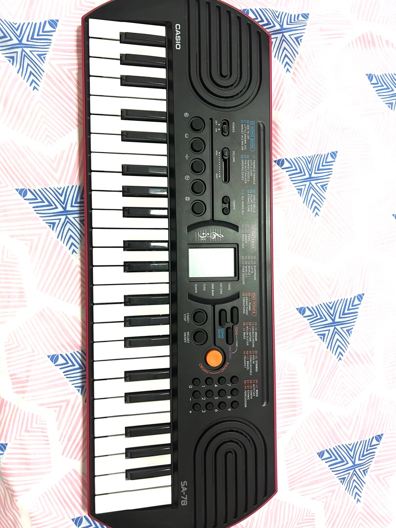Casio SA 78 Electronic Keyboard / Piano, Hobbies & Toys, Music & Media ...