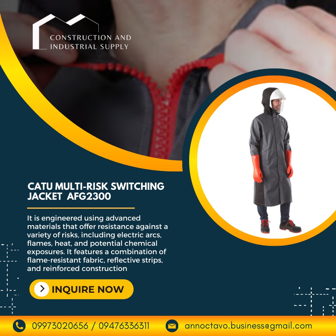 CATU Multi-Risk Switching Jacket AFG-2300 | Protective Wear | Safety ...