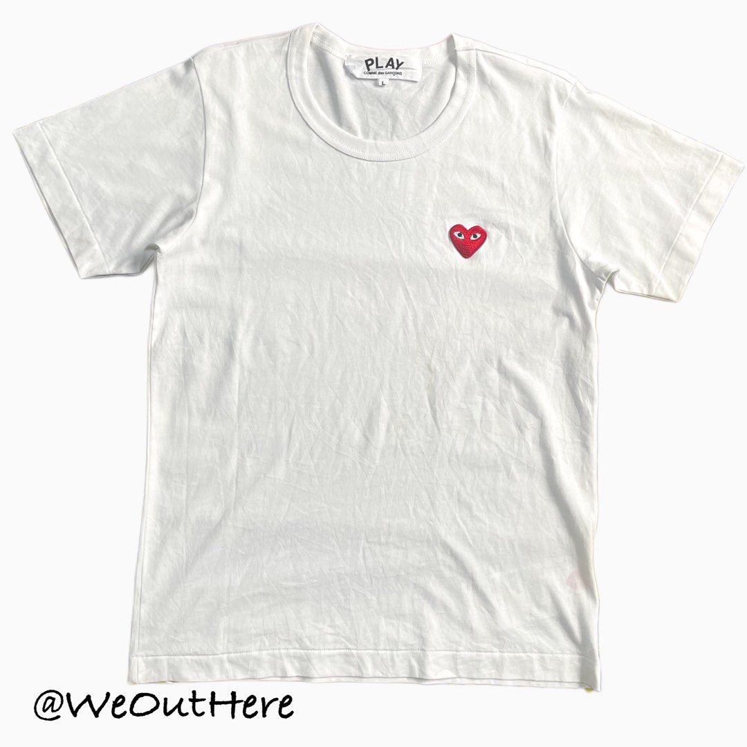 CDG play shirt, Men's Fashion, Tops & Sets, Tshirts & Polo Shirts on ...