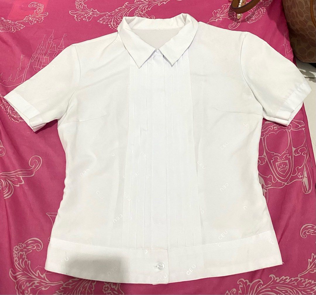 Ceu Uniform, Women's Fashion, Tops, Blouses on Carousell