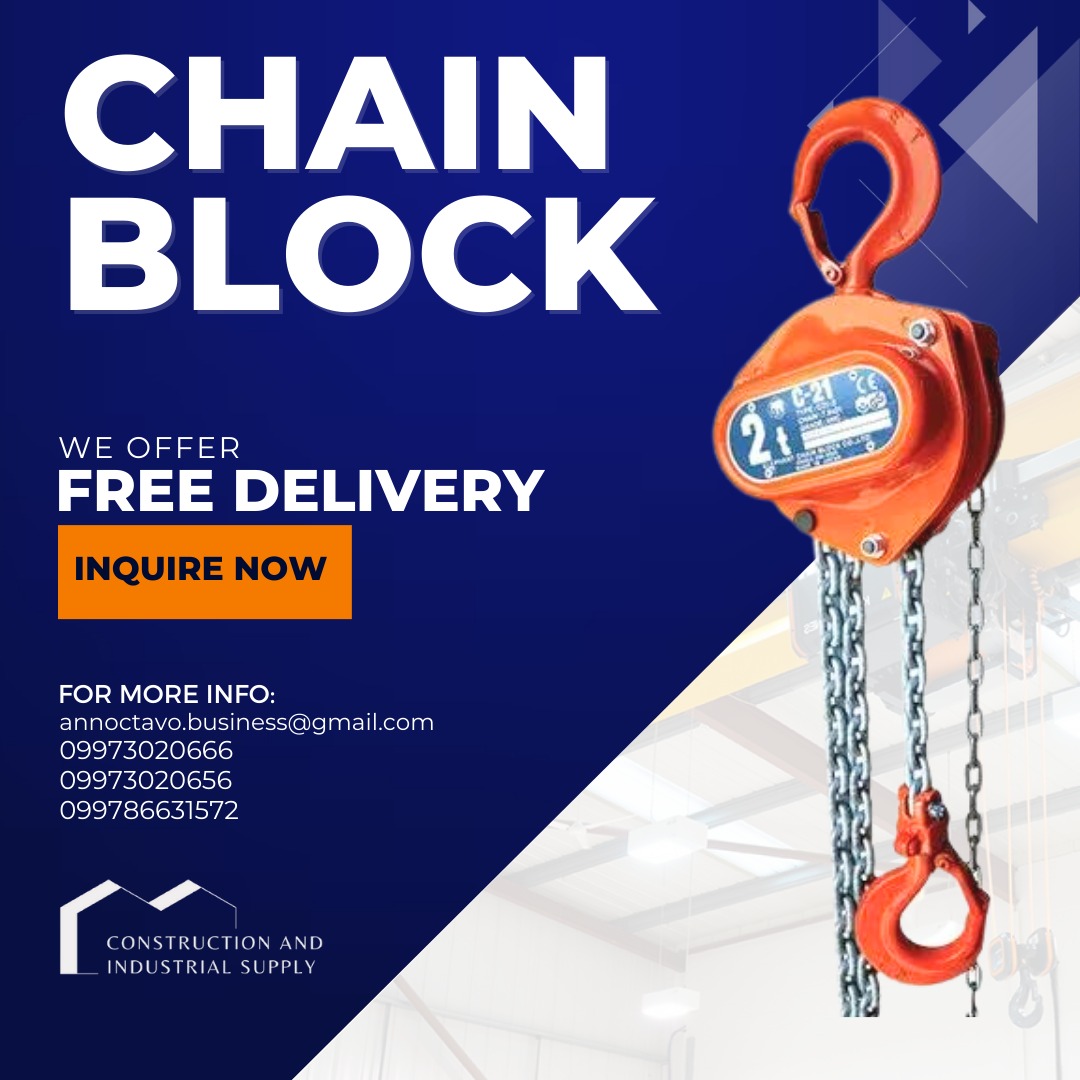 Chain Block | Heavy Lifting | Industrial Lifting | Gears & Pulleys ...