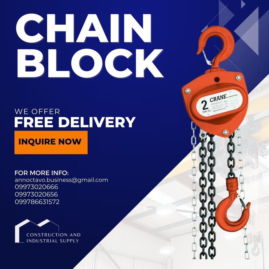 Chain Block | Safety Mechanism | Lifting Equipment | Heavy Lifting ...