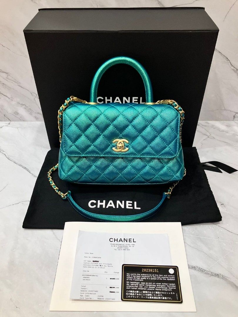 Chanel coco handle, Barang Mewah, Tas & Dompet di Carousell