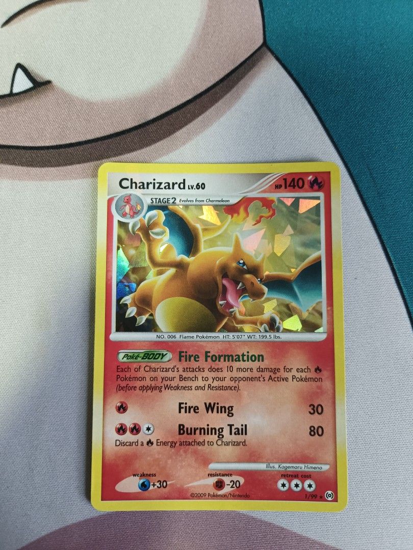 Charizard pokemon card, Hobbies & Toys, Toys & Games on Carousell