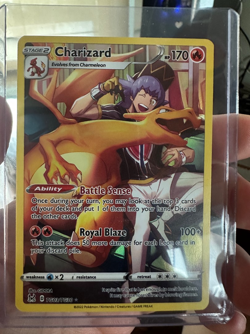 Charizard rare Alternate Art Pokemon Card TCG Lost Origin, Hobbies ...