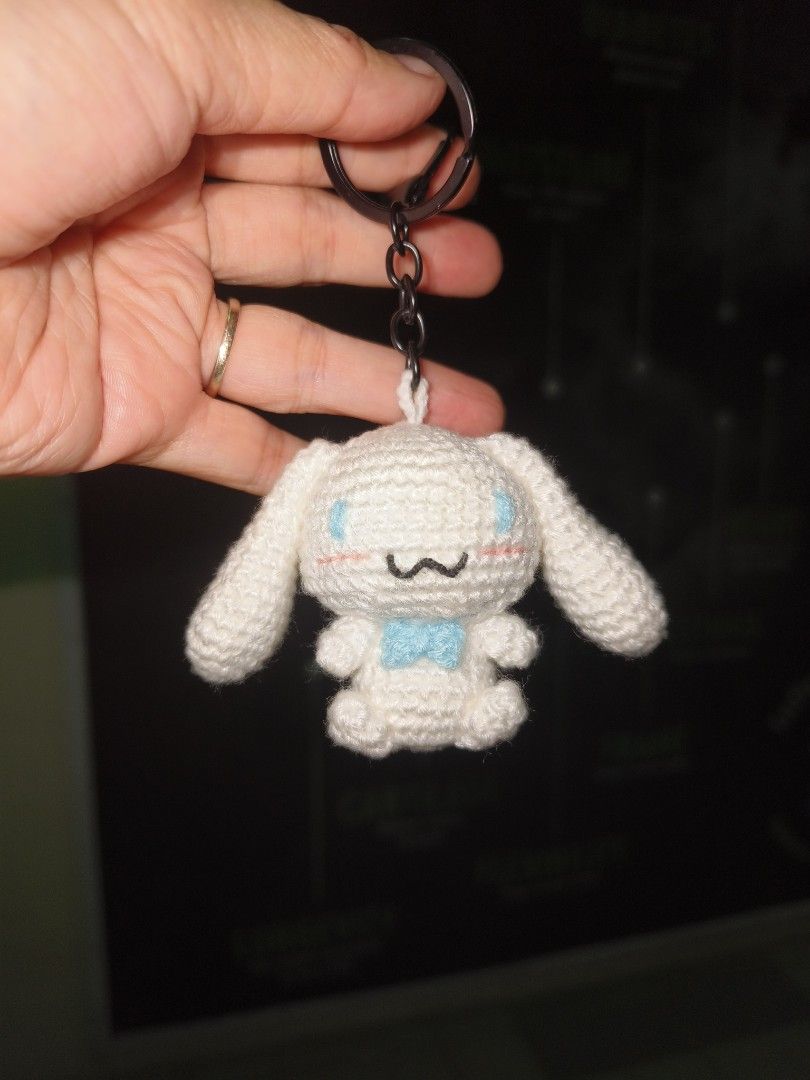 Cinnamoroll Crochet keychain, Hobbies & Toys, Stationery & Craft ...