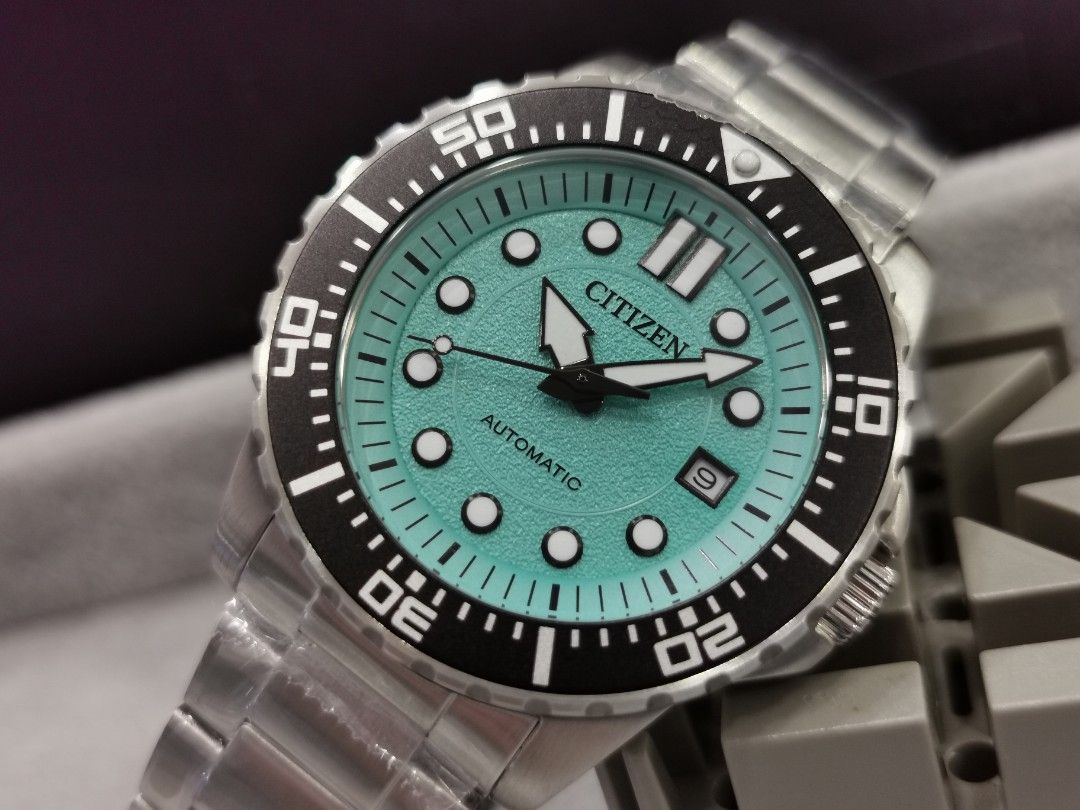 Citizen 'Tiffany Blue' Automatic Watch, Men's Fashion, Watches ...