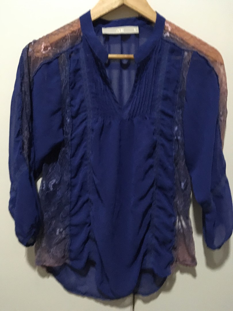 CLN Blouse, Women's Fashion, Tops, Blouses on Carousell