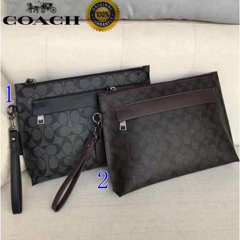 Coach Mens Work Clutch With Delivery, Men's Fashion, Bags, Belt bags ...