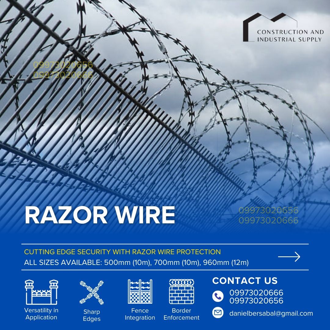 Concertina Wire | Razor Wire | Barbed Wire | Prison Security | Military ...