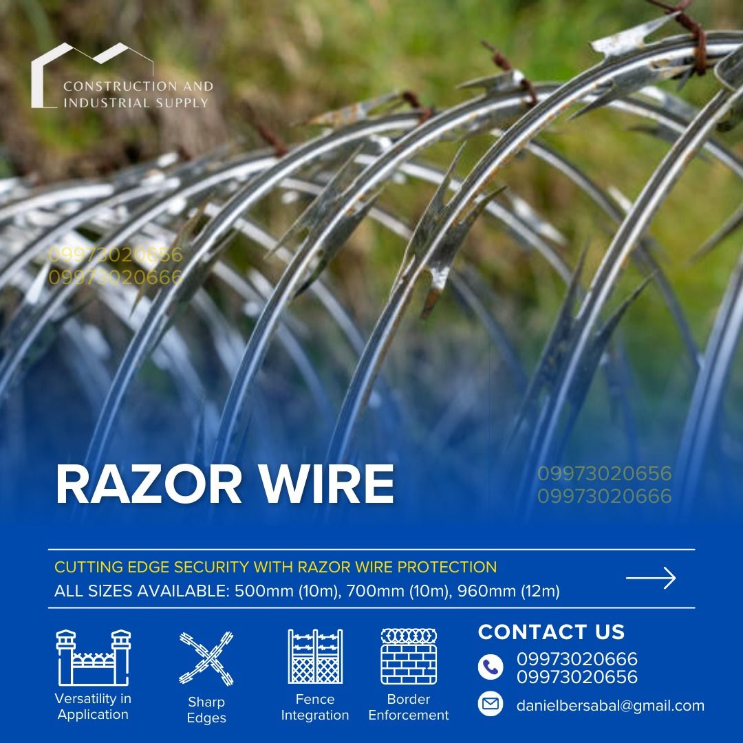 Concertina Wire | Razor Wire | Barbed Wire | Prison Security | Military ...