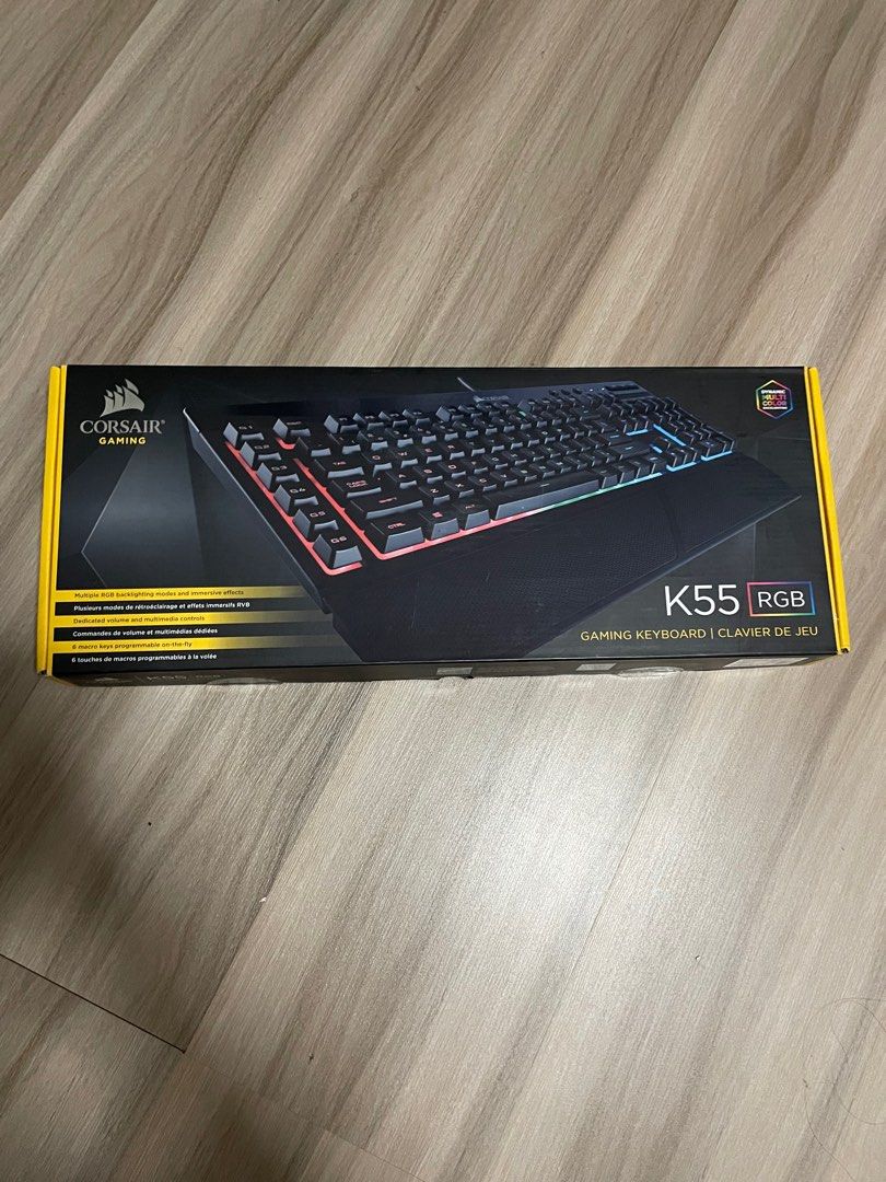 Corsair K55 RGB Keyboard, Computers & Tech, Parts & Accessories ...