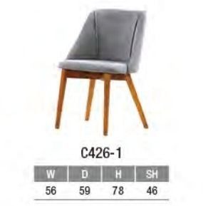 CSC C426-1 Solid Wood Chair, Dining Chair,solid wood with cushion, Furniture & Home Living ...