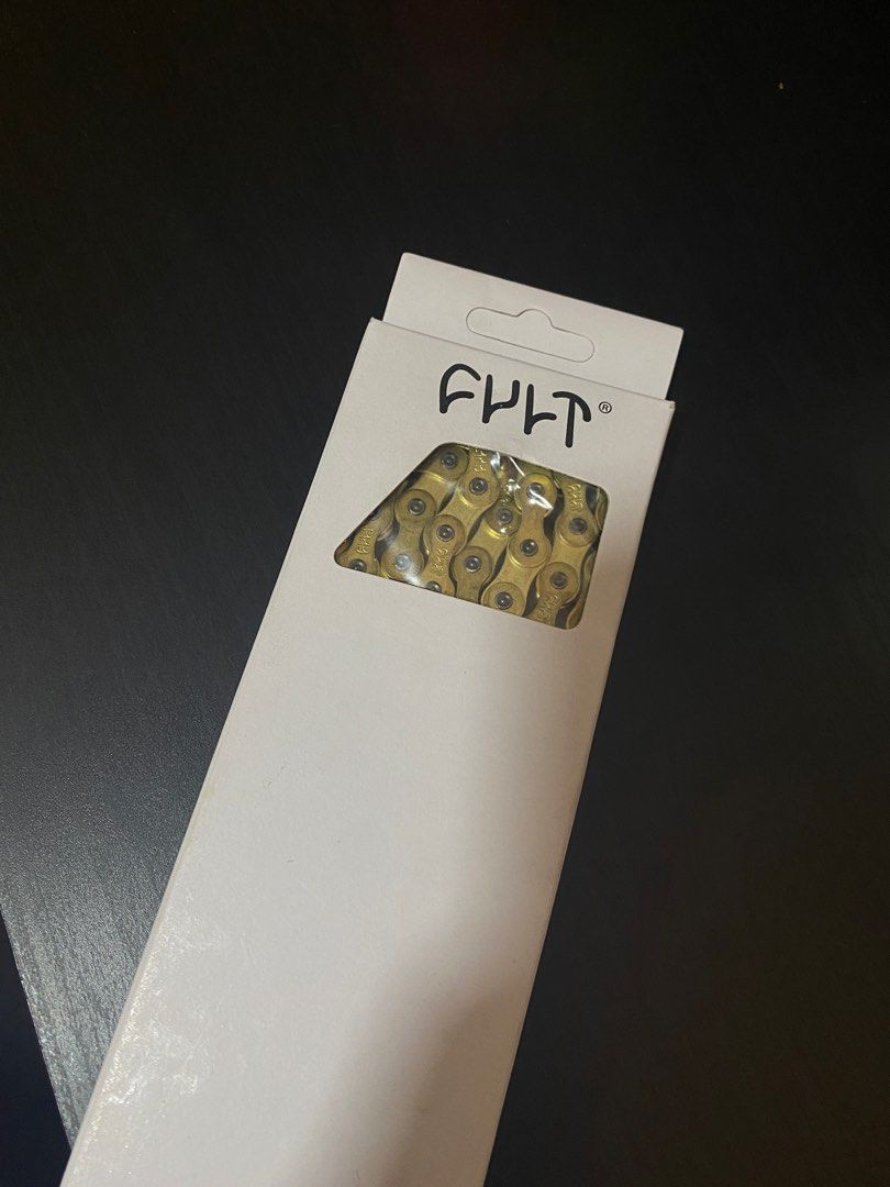 CULT Chain in Gold for Single speed Fixed Gear BMX Track bicycles ...