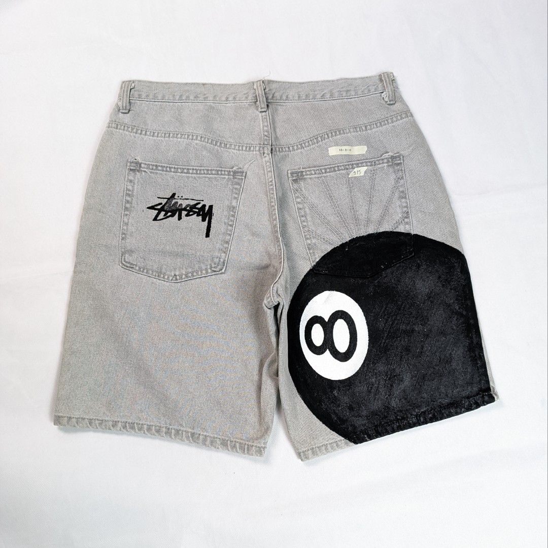 Custom Stussy Jorts (S15), Men's Fashion, Bottoms, Shorts on Carousell