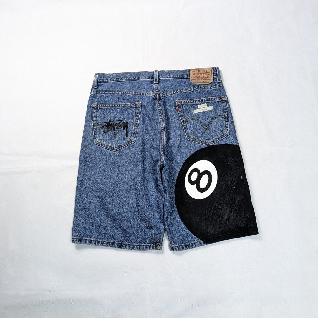 Custom Stussy Jorts (S33) 900*, Men's Fashion, Bottoms, Shorts on Carousell