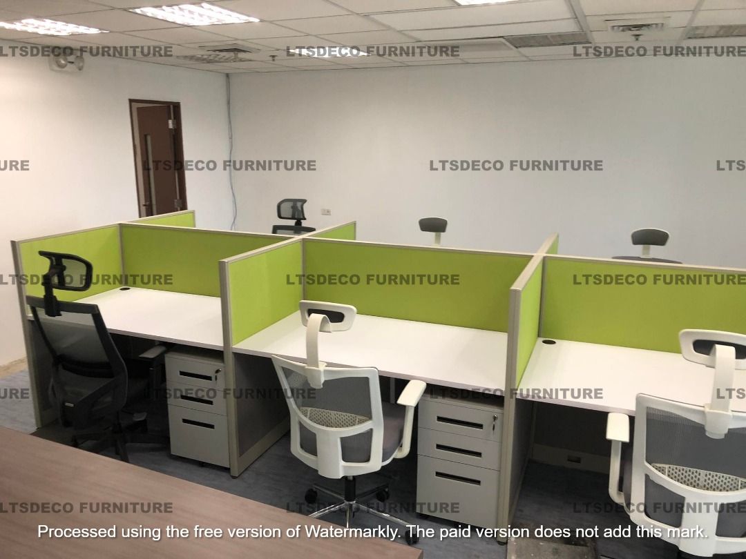 CUSTOMIZED WORKSTATION TABLE OFFICE PARTITION BPO MODULAR OFFICE ...