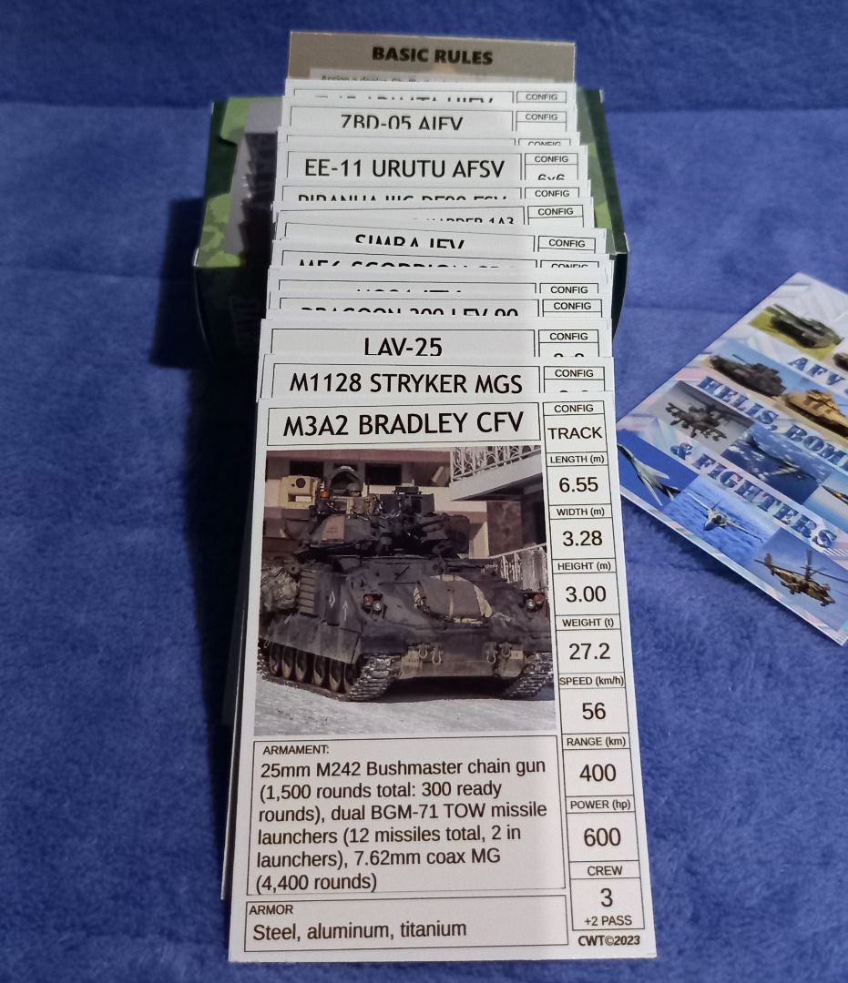 CWT AFV Thick Edition Card Game, Hobbies & Toys, Toys & Games on Carousell